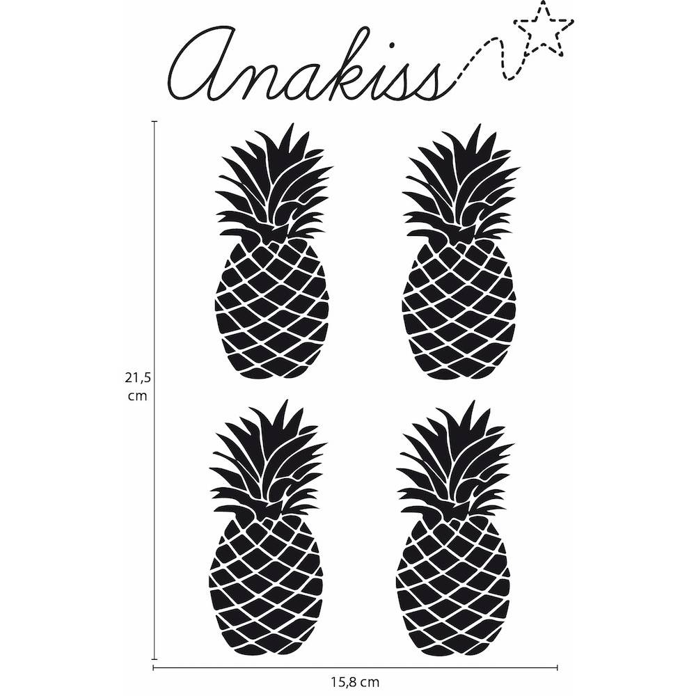 Sticker mural Ananas pour chambre enfant