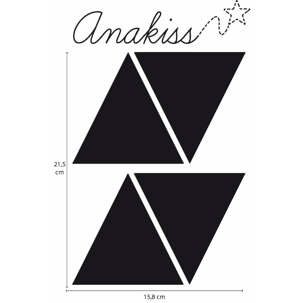 Sticker Triangle déco mural (x20)